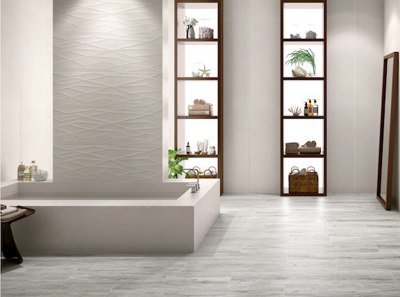 Click White Rect | Ceramic Tile | 16 x 48 – Edie’s